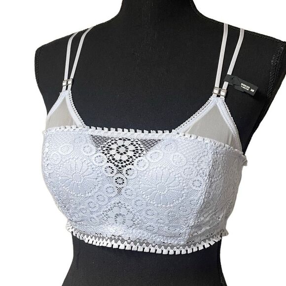 aerie | Intimates & Sleepwear | Aerie Baby Blue Wireless Push Up Joy ...
